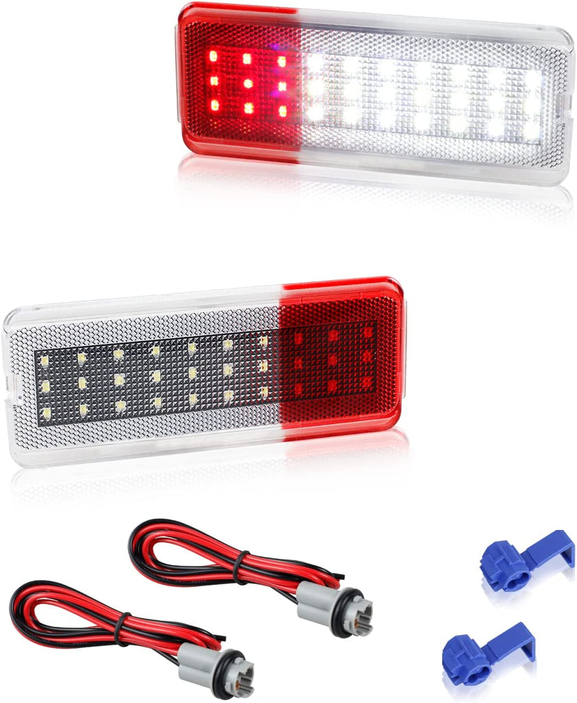 HERCOO LED Interior Door Light Premium Reflector Door Panel Courtesy L