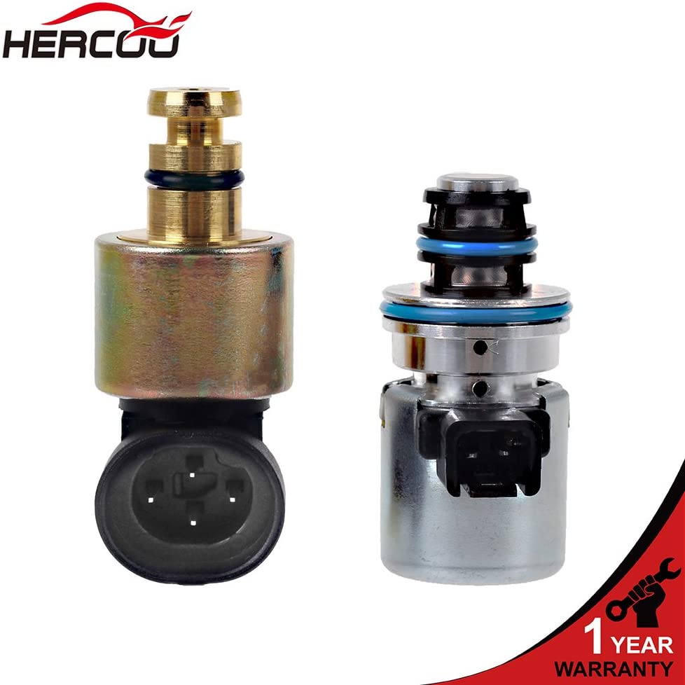 HERCOO Transmission Pressure Sensor & Governor Pressure Solenoid Kit 4