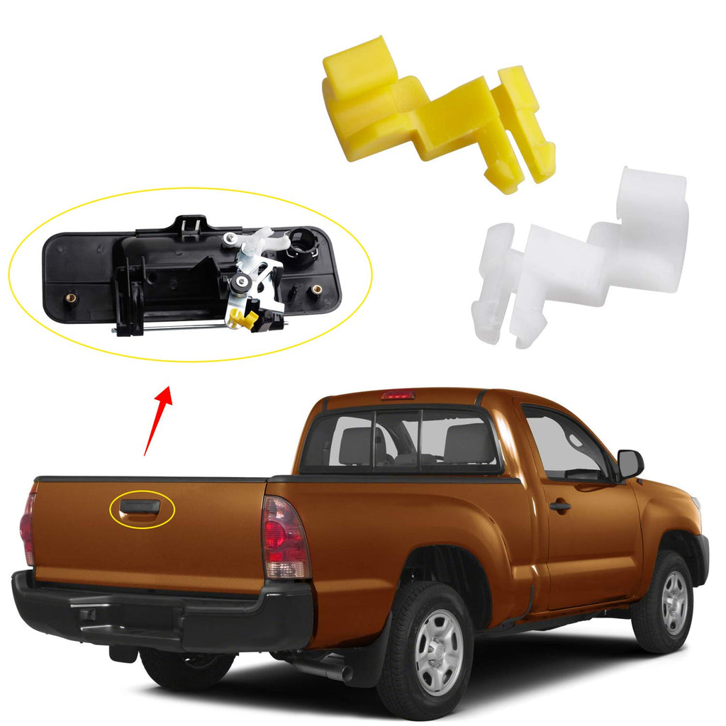HERCOO Tailgate Handle Door Lock Rod Clips Left Right Driver Passenger